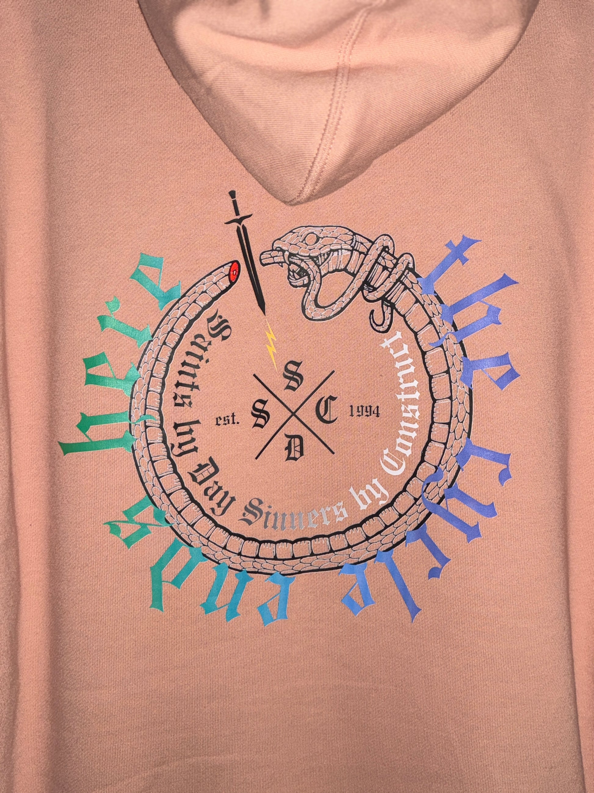 THE CYCLE ENDE HERE HOODIE – SAINTS BY DAY SINNERS BY CONSTRUCT